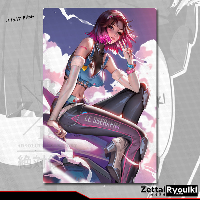 Dva LE SSERAFIM – Zettai Ryouiki Studios